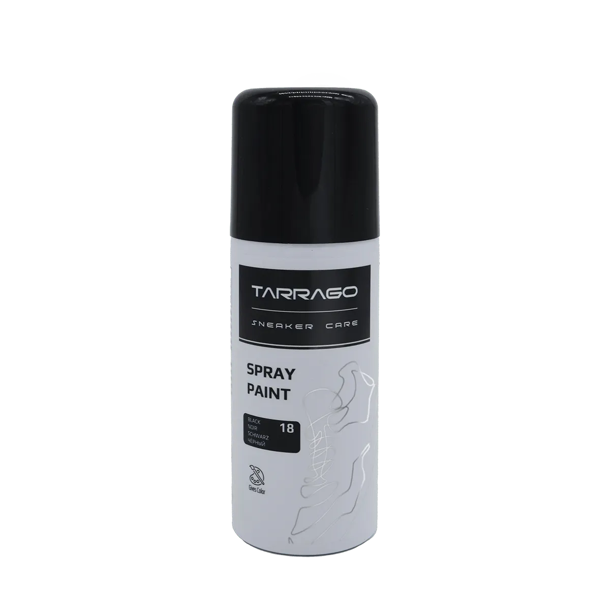 TARRAGO SNEAKERS Spray Paint 150ml #018 BLACK / CZARNA farba do butów